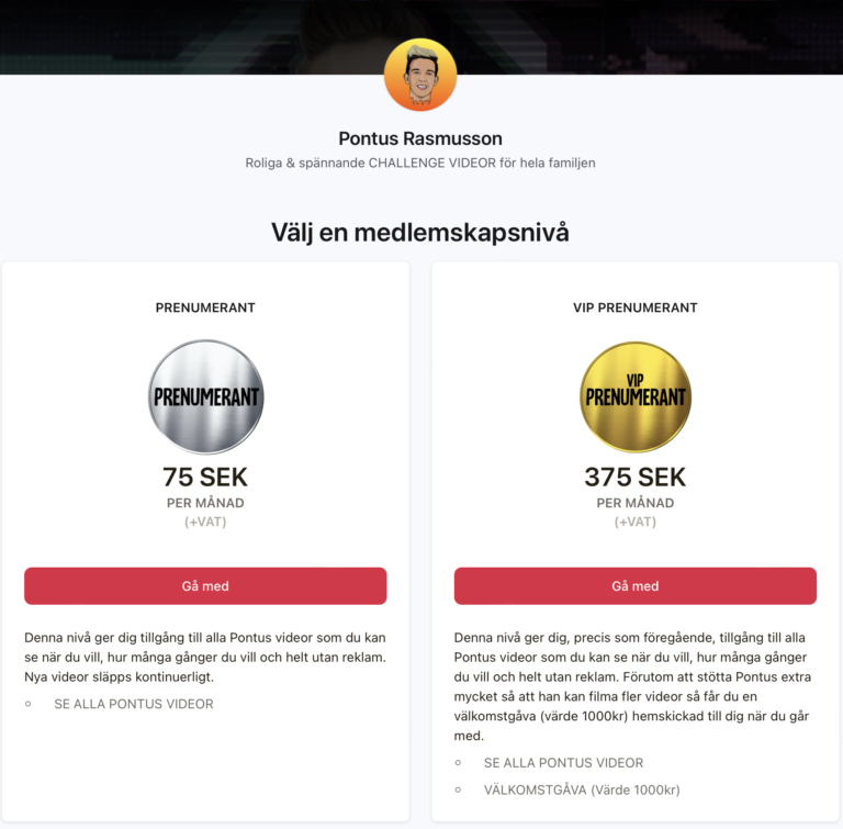 Pontus Rasmusson är tillbaka på Patreon - Bloggbevakning