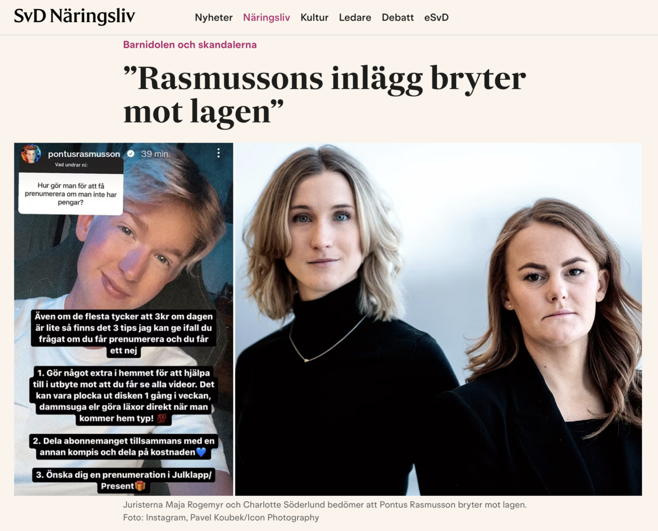 svd - Bloggbevakning