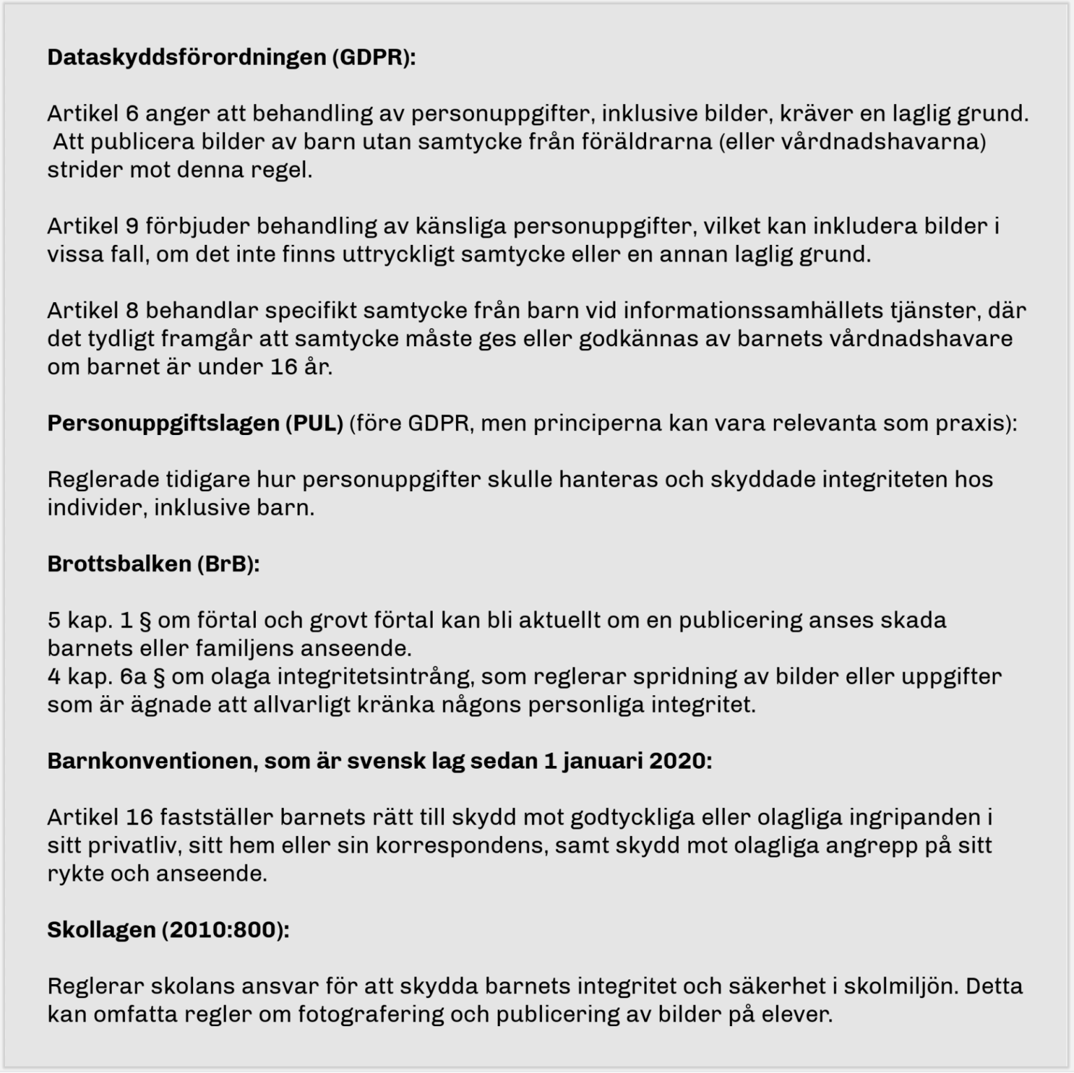 En liten påminnelse så här i skolavslutningstider - Bloggbevakning