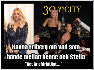 Hanna Friberg bemöter Stella Cocozzas uttalande kring podden ...