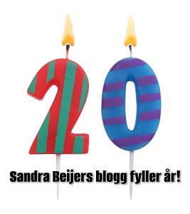Sandra Beijers blogg fyller 20 år - Bloggbevakning