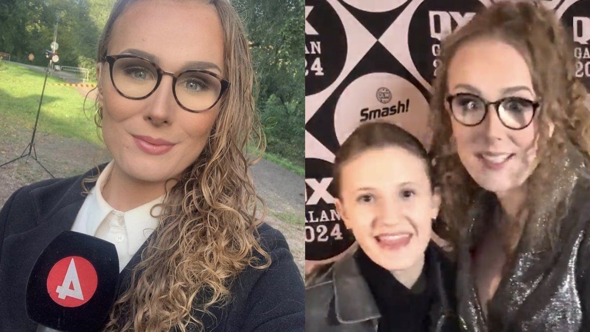 TV4-profilen Filippa Fernqvist visar upp 8 år yngre kärleken Wiktoria