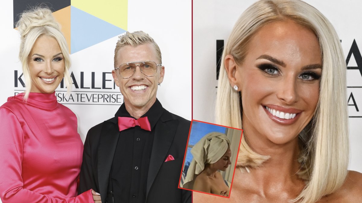 Bingo Rimér lägger upp smygtagen nakenbild på Julia Franzén