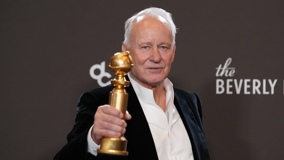 Skarsgård vann Golden Globe: ”Trodde jag var för gammal”