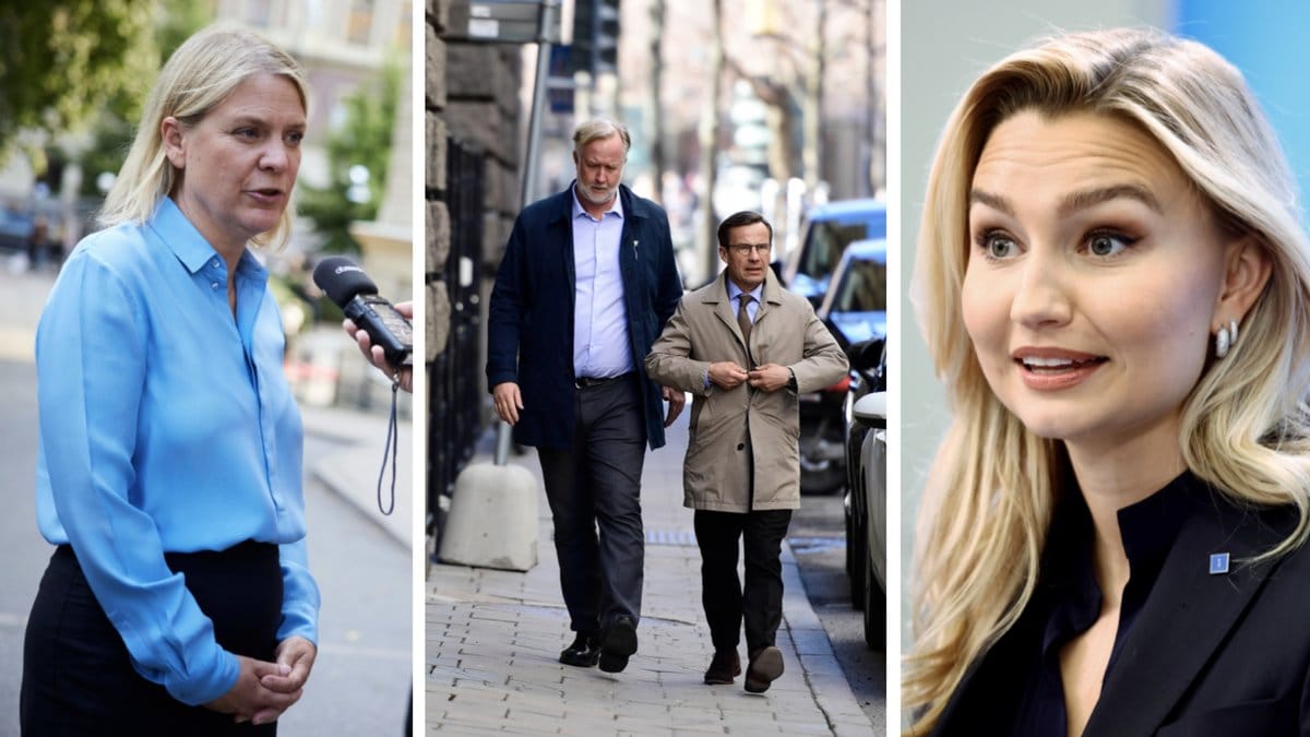 Hur långa är partiledarna i riksdagen egentligen? Vi vet! Foto: TT