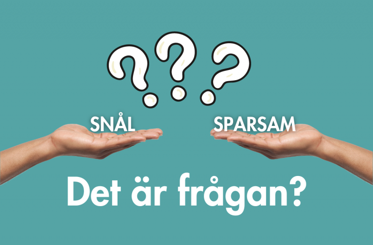 Snål eller sparsam - vad är skillnaden? - Över till annat